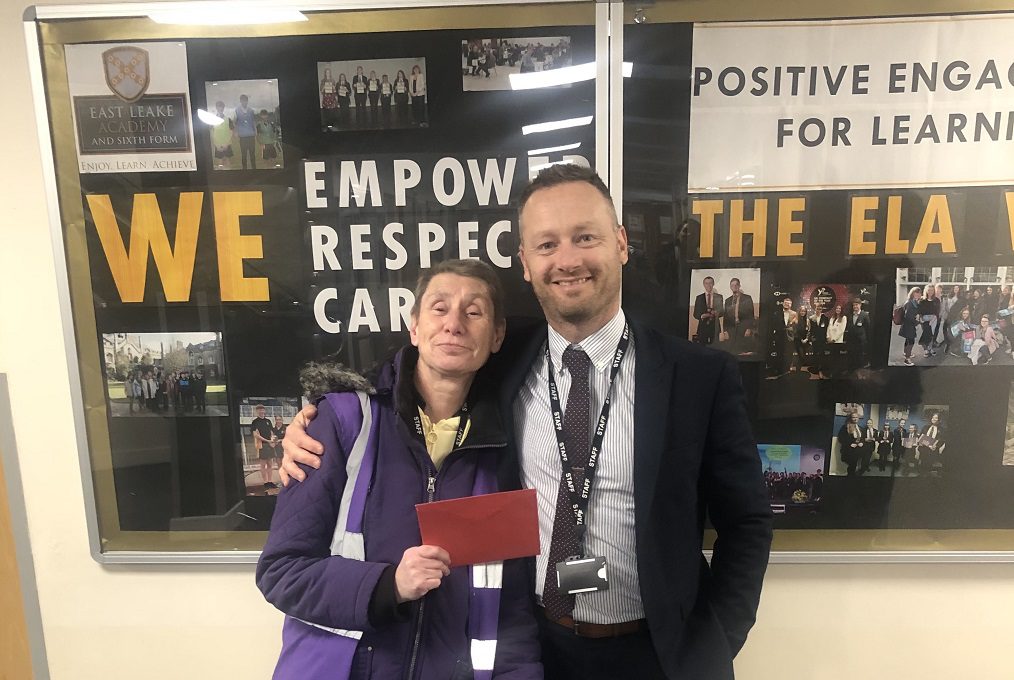 ELA staff member, Sandra, celebrates 30 year milestone - East Leake Academy